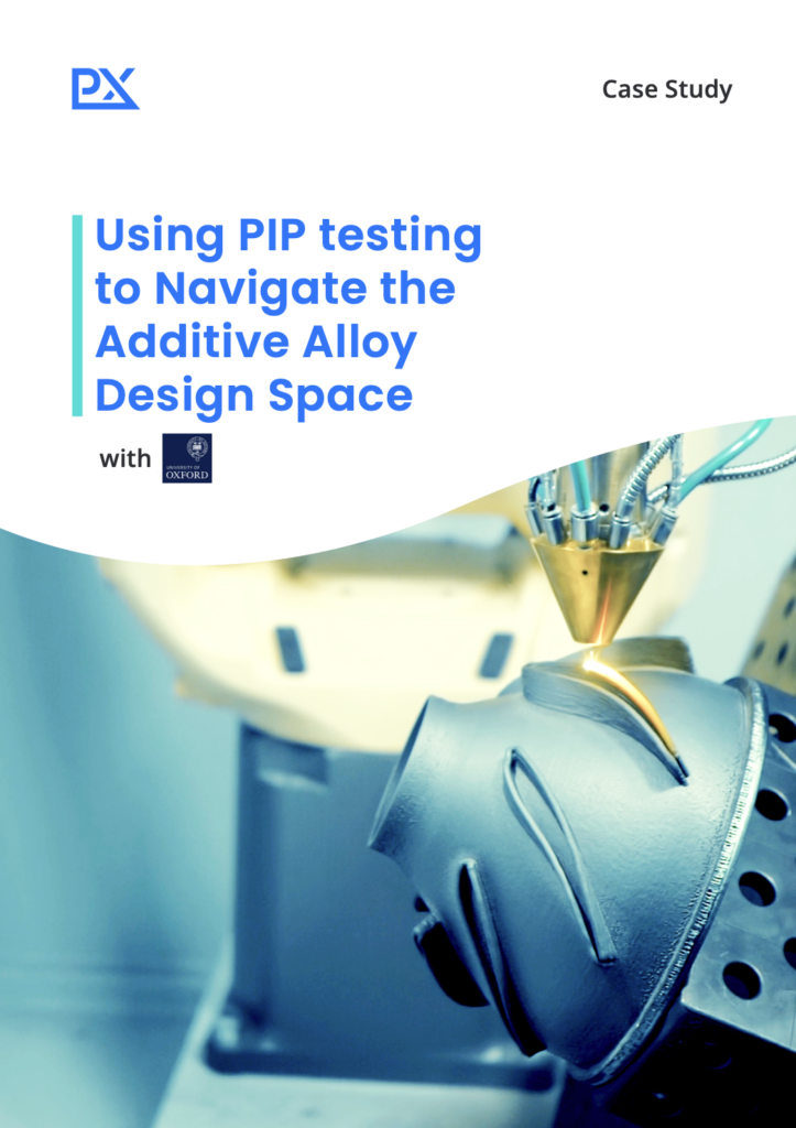 Using PIP testing to Navigate the Additive Alloy Design Space