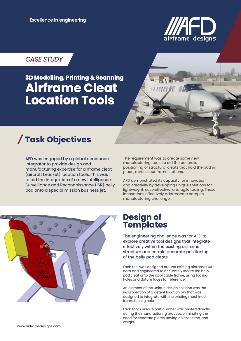 Airframe Cleat Location Tools