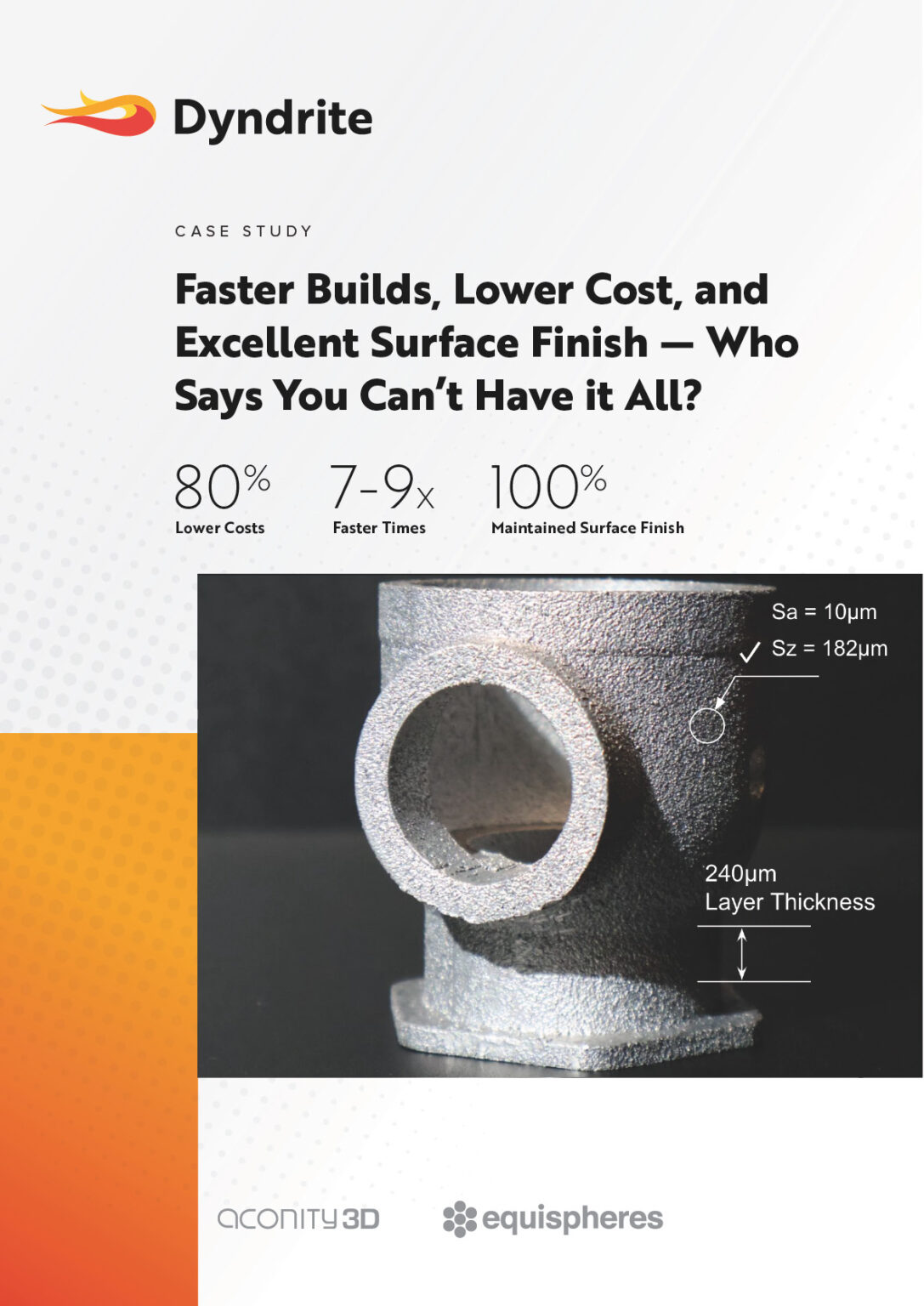 Faster Builds, Lower Cost, and Excellent Surface Finish—Who Says You Can’t Have it All?